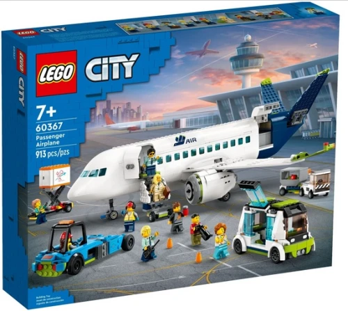 Klocki Lego City Samolot pasażerski 60367 • cena • opinie | Sklep ...